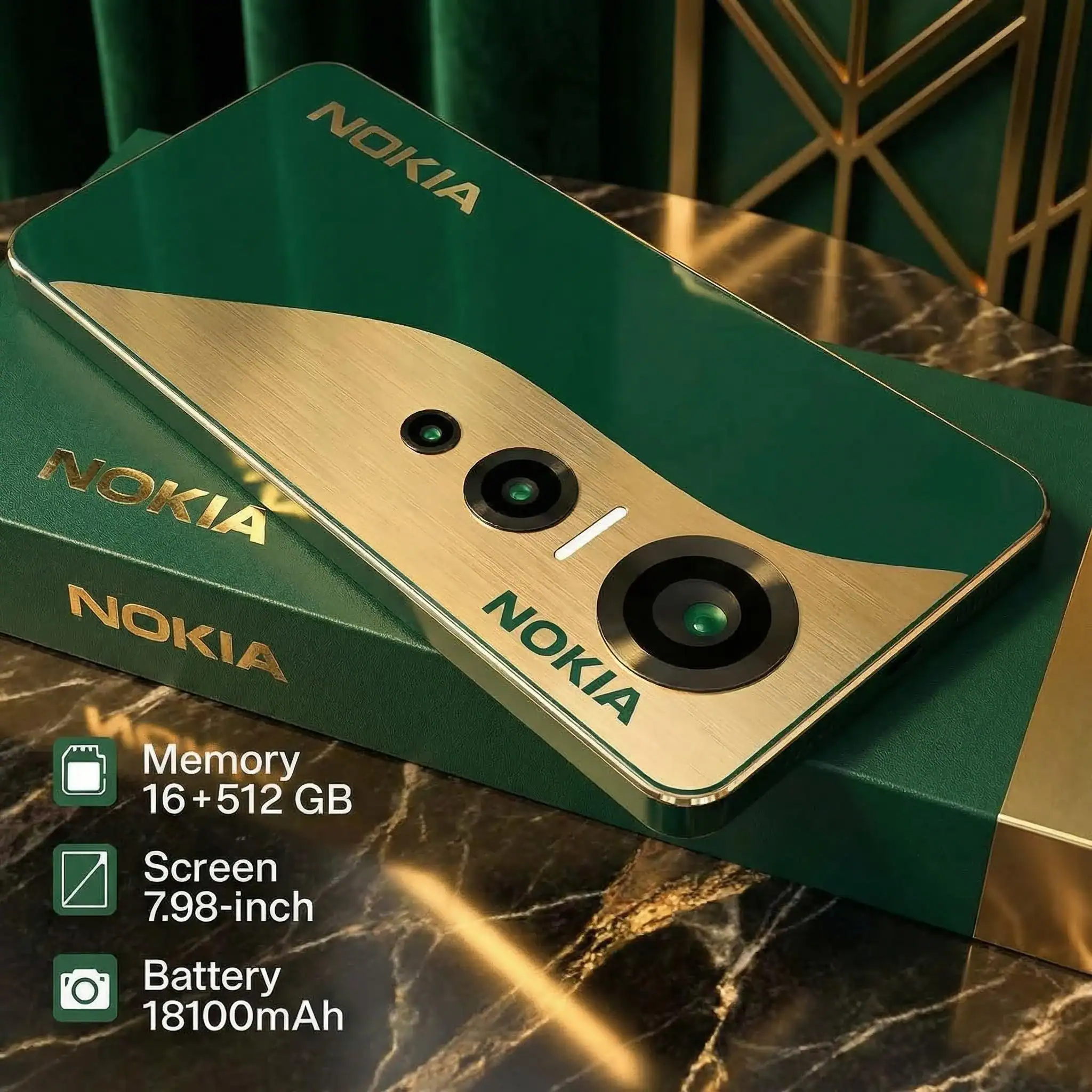 Nokia Wind Max 2026 Specs: 16GB RAM, 18100mAh Battery!